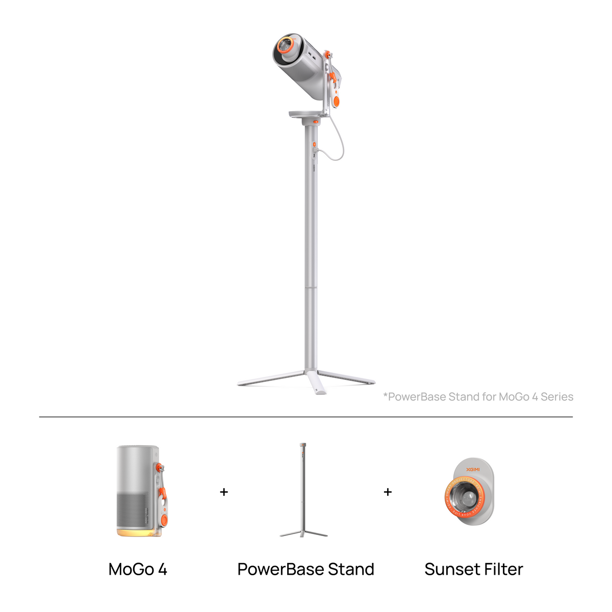MoGo 4 + PowerBase Stand Projector Set | XGIMI